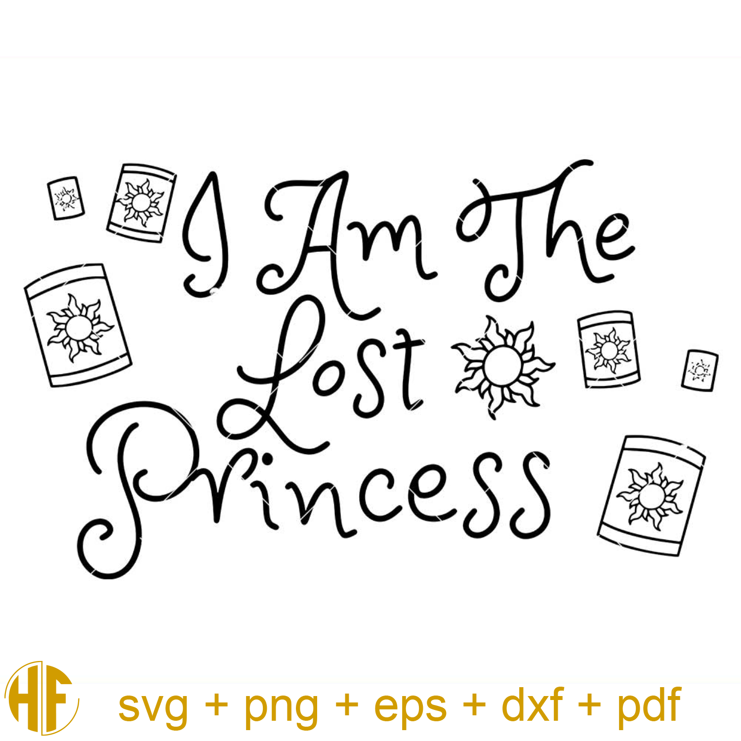 I am The Lost Princess Svg, Tangled Svg, Lost Princess Svg.j - Inspire ...