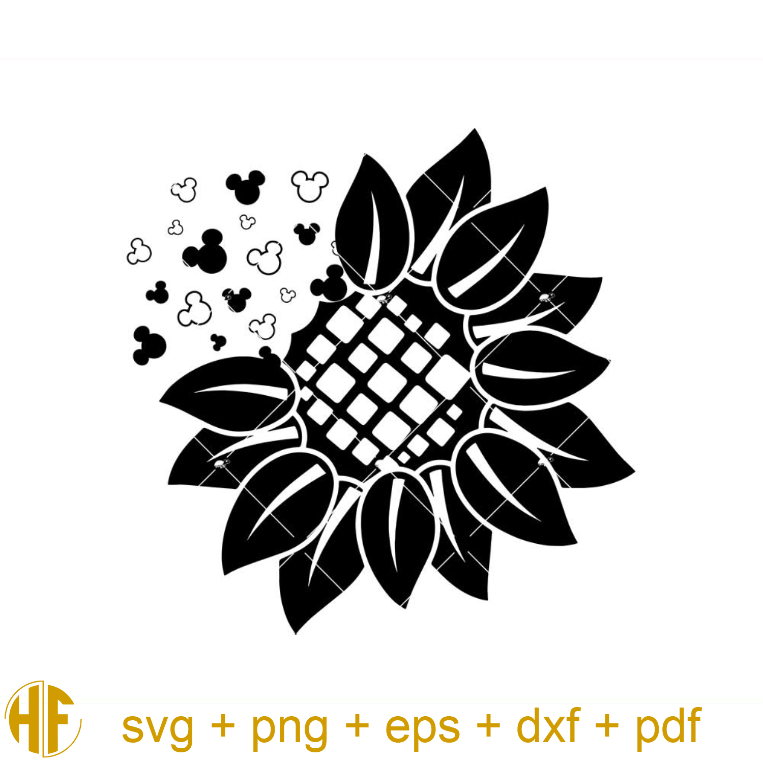 Mickey Sunflower Svg, Mickey Mouse Svg, Mickey Svg.jpg - Inspire Uplift