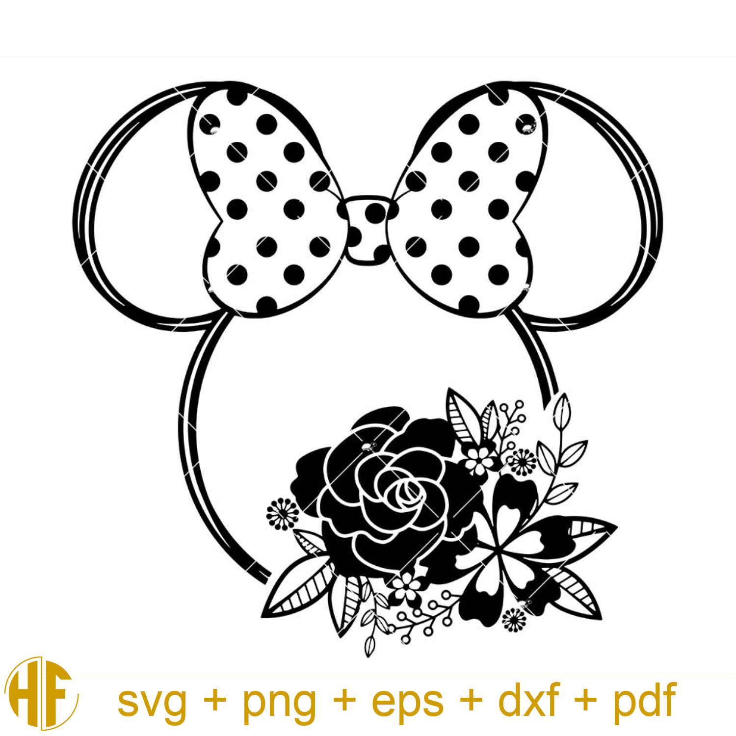 Minnie Mouse Flowers Svg, Minnie Valentines Day Svg.jpg - Inspire Uplift