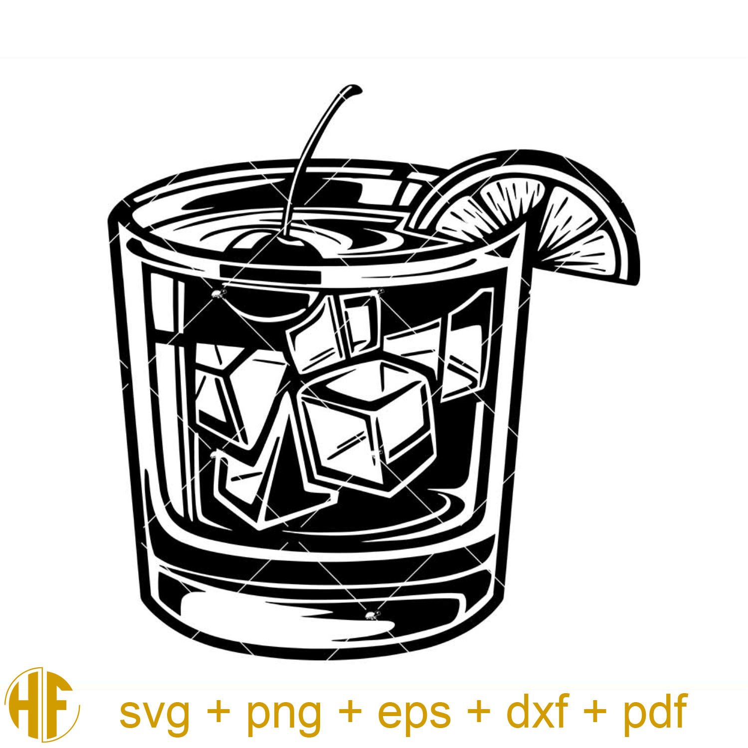 Old Fashioned Drink Svg, Whiskey Svg, Cocktail Svg.jpg | Inspire Uplift