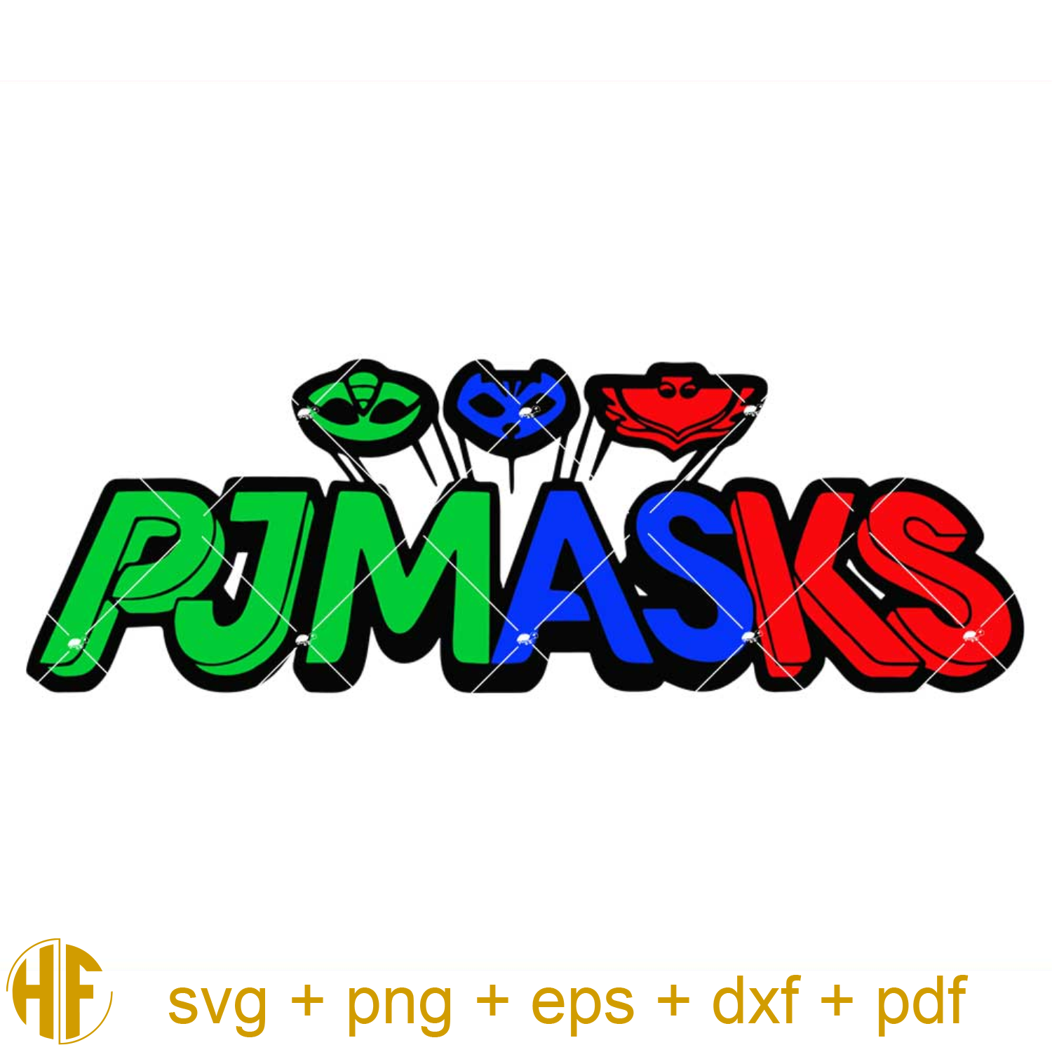 PJ Masks Logo Svg, PJ Masks Superhero Svg, PJ Masks Disney.j | Inspire ...
