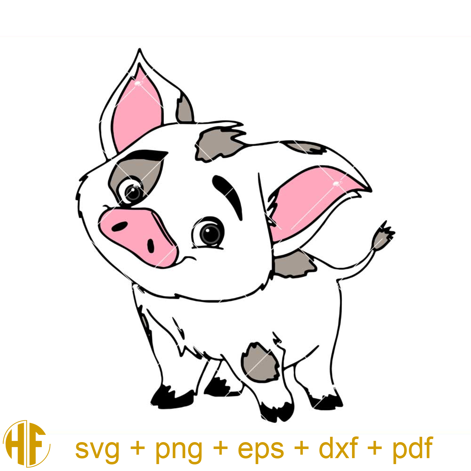 Pua Moana Svg, Pua HeiHei Svg, Pua Cute Svg, Pua Disney.jpg | Inspire ...
