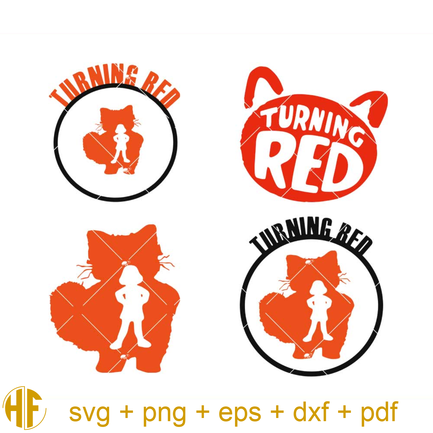 Red Panda Bundle Svg, Turning Red Bundle Svg, Mei lee Svg.jp - Inspire ...