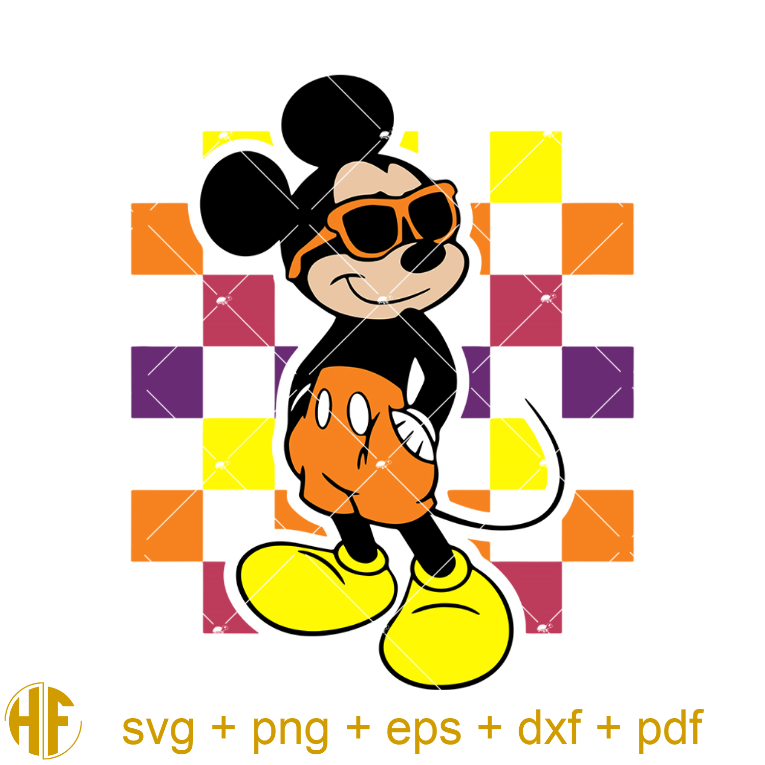 Retro Cool Mouse Svg, Happy Mouse Svg, Summer Mouse Svg.jpg - Inspire ...