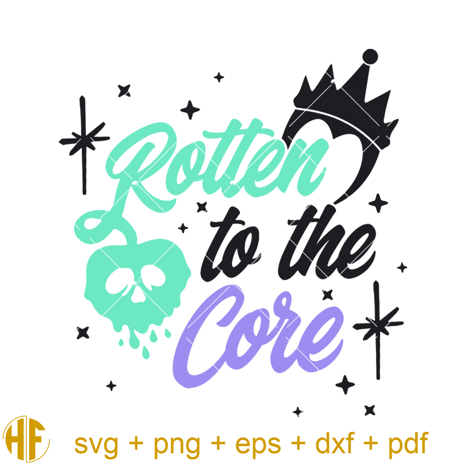 Rotten To The Core Svg, Poison Apple Svg, Perfectly Wicked.j | Inspire ...