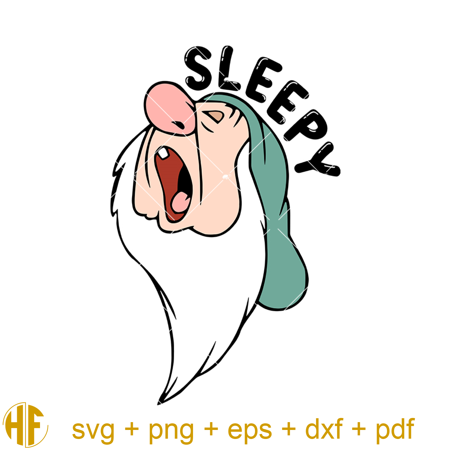 Sneezy Dwarf Face Svg, Sneezy Dwarf Head Svg, Snow White.jpg | Inspire ...