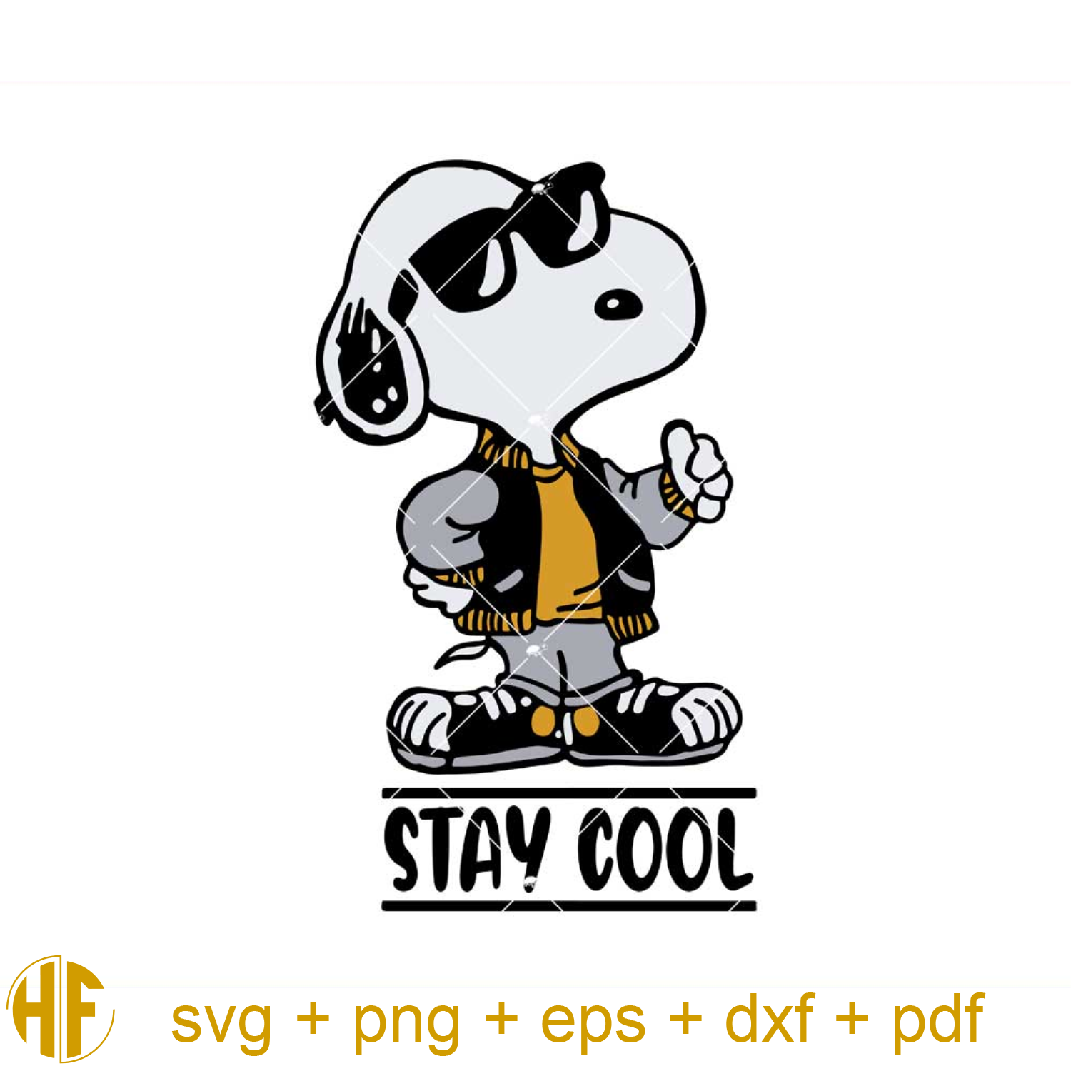 Snoopy Svg, Cartoon Character Svg, Stay Cool Svg, Disney Svg | Inspire ...