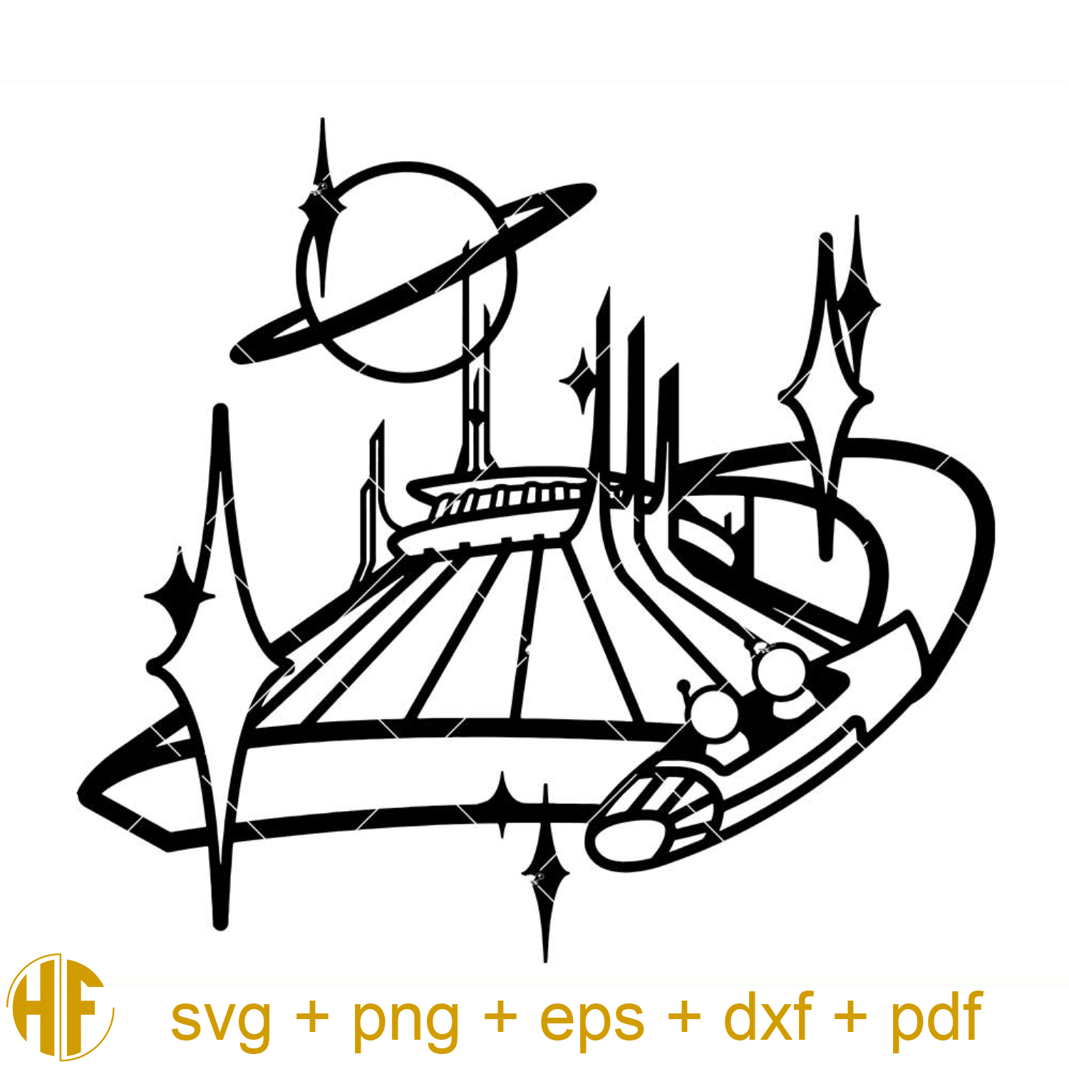 Space Mountain Svg, Space Disneyland Svg, Space Svg.jpg - Inspire Uplift