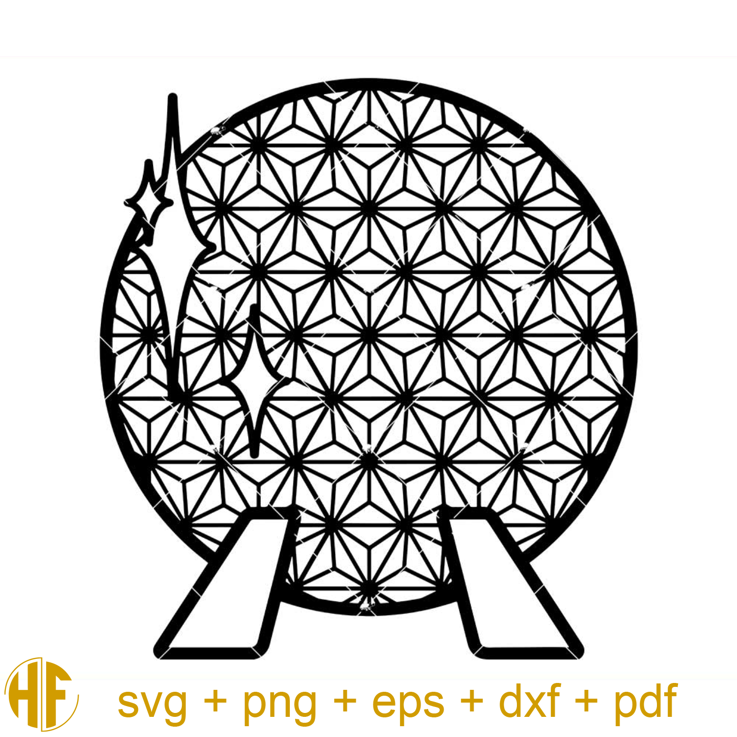 Spaceship Earth Svg, Epcot ball Svg, Spaceship Disney Svg.jp | Inspire ...