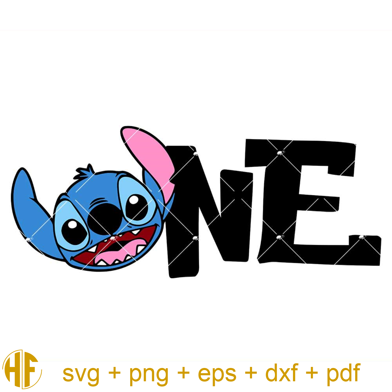 Stitch 1 Year Old Svg, Lilo & Stitch Svg, Stitch birthday.j - Inspire ...