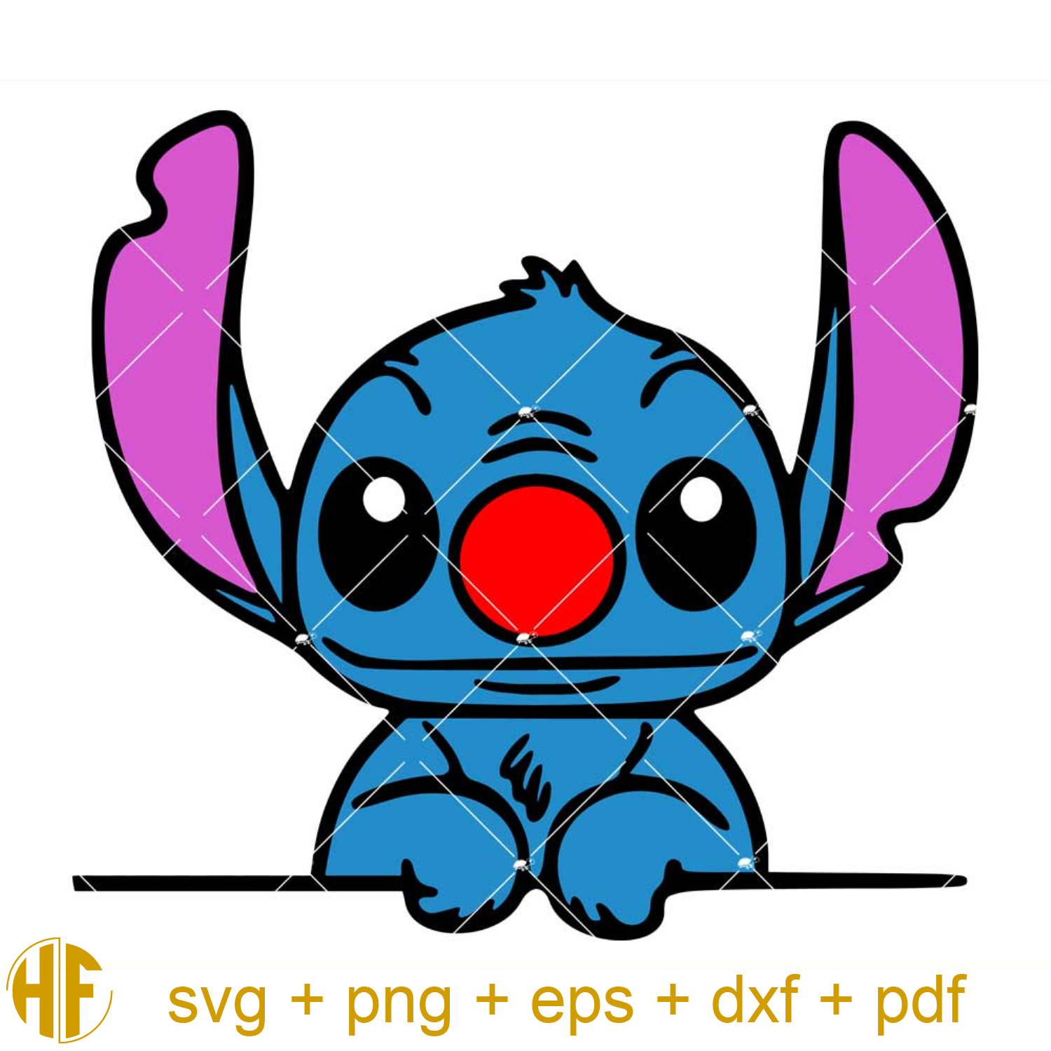 Stitch Red Nose Svg, Red Nose Day Svg, Stitch Disney Svg.jpg | Inspire ...
