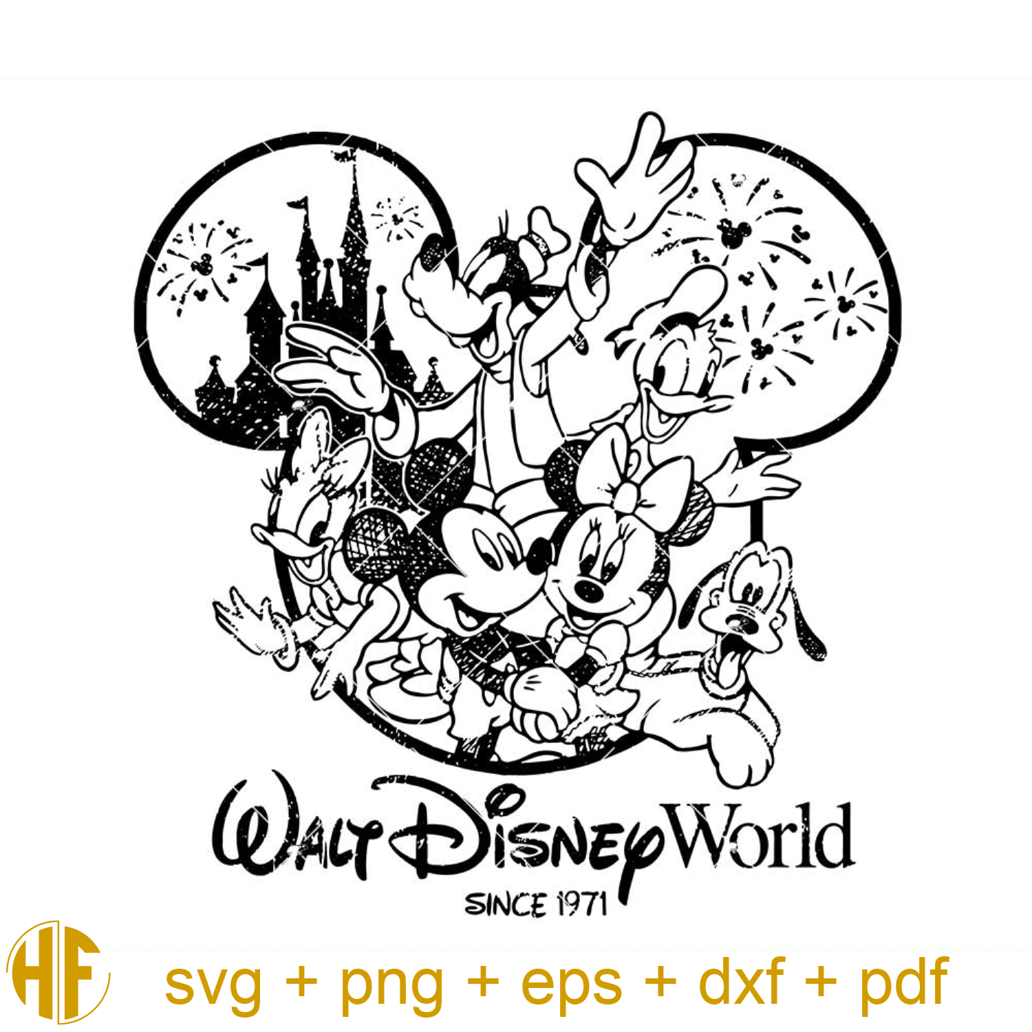 Walt Disney World Logo Svg, Walt Disney Friends Svg.jpg | Inspire Uplift