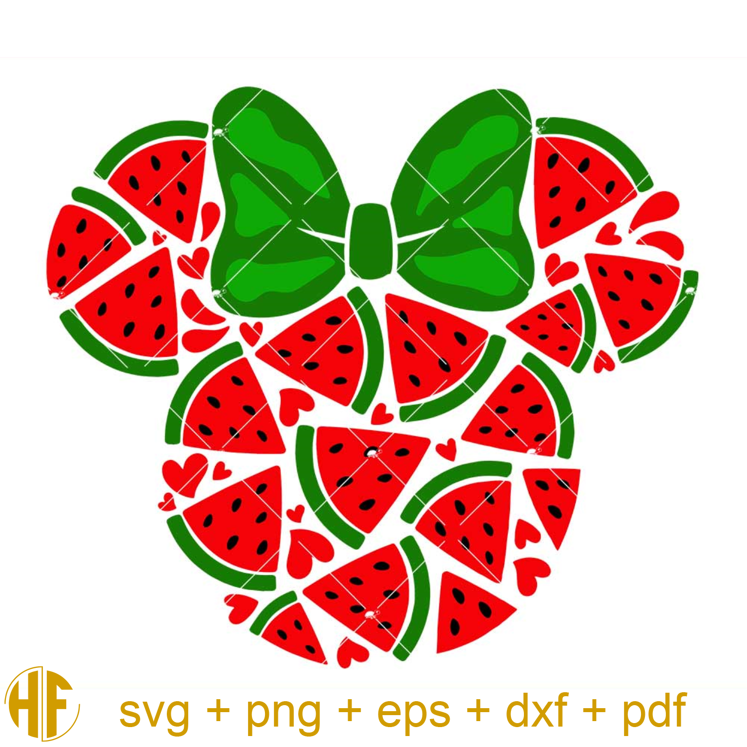 Watermelon Mouse Head Svg, Summer Fruits Svg.jpg - Inspire Uplift