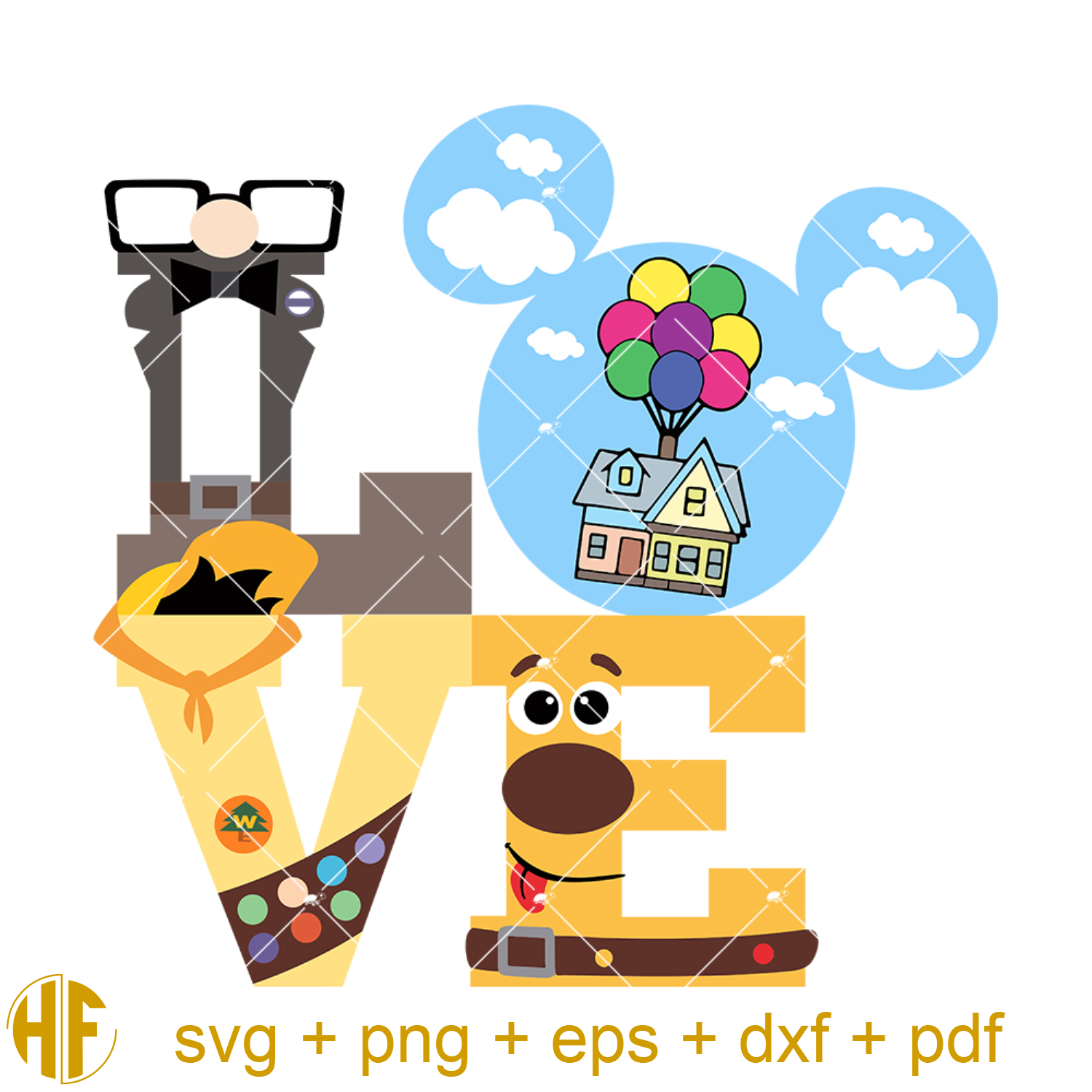 Wilderness Explorer Svg, Carl Ellie Love Svg, Up Movies Svg. - Inspire ...