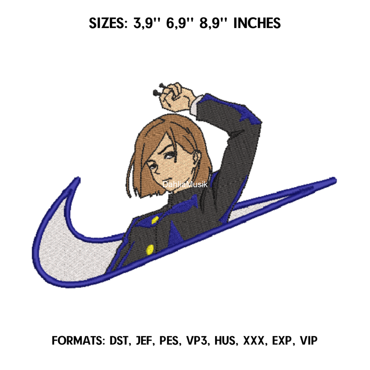 Kozume Kenma Embroidery design file pes. Haikyuu Anime Machi | Inspire ...