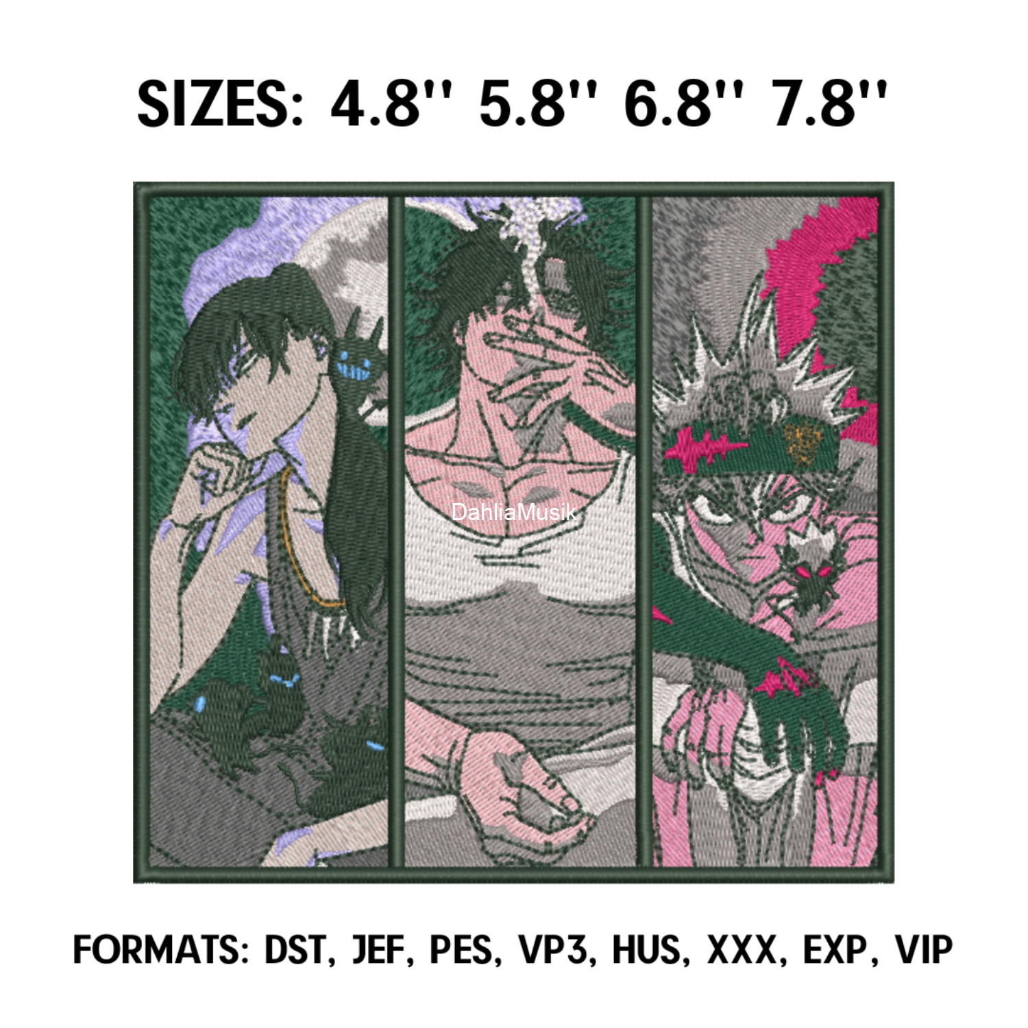 MUSASHI MIYAMOTOAnime Embroidery Design Anime design | Inspire Uplift