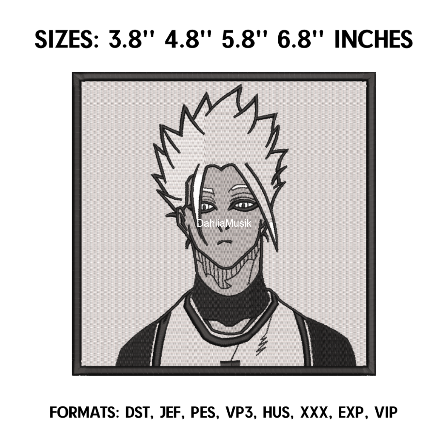 Shanks Embroidery Design File, One Piece Anime Embroidery De | Inspire ...