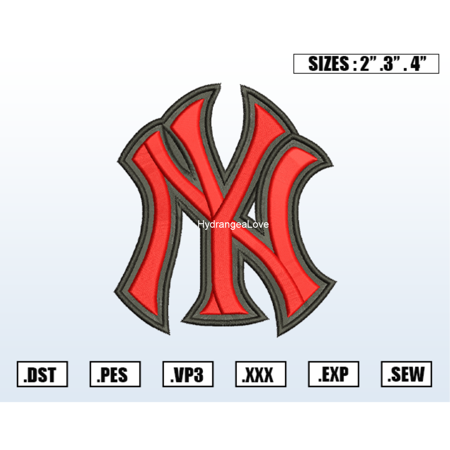 New York Yankees Logo 3D Embroidery Designs, MLB Logo Embroi | Inspire ...