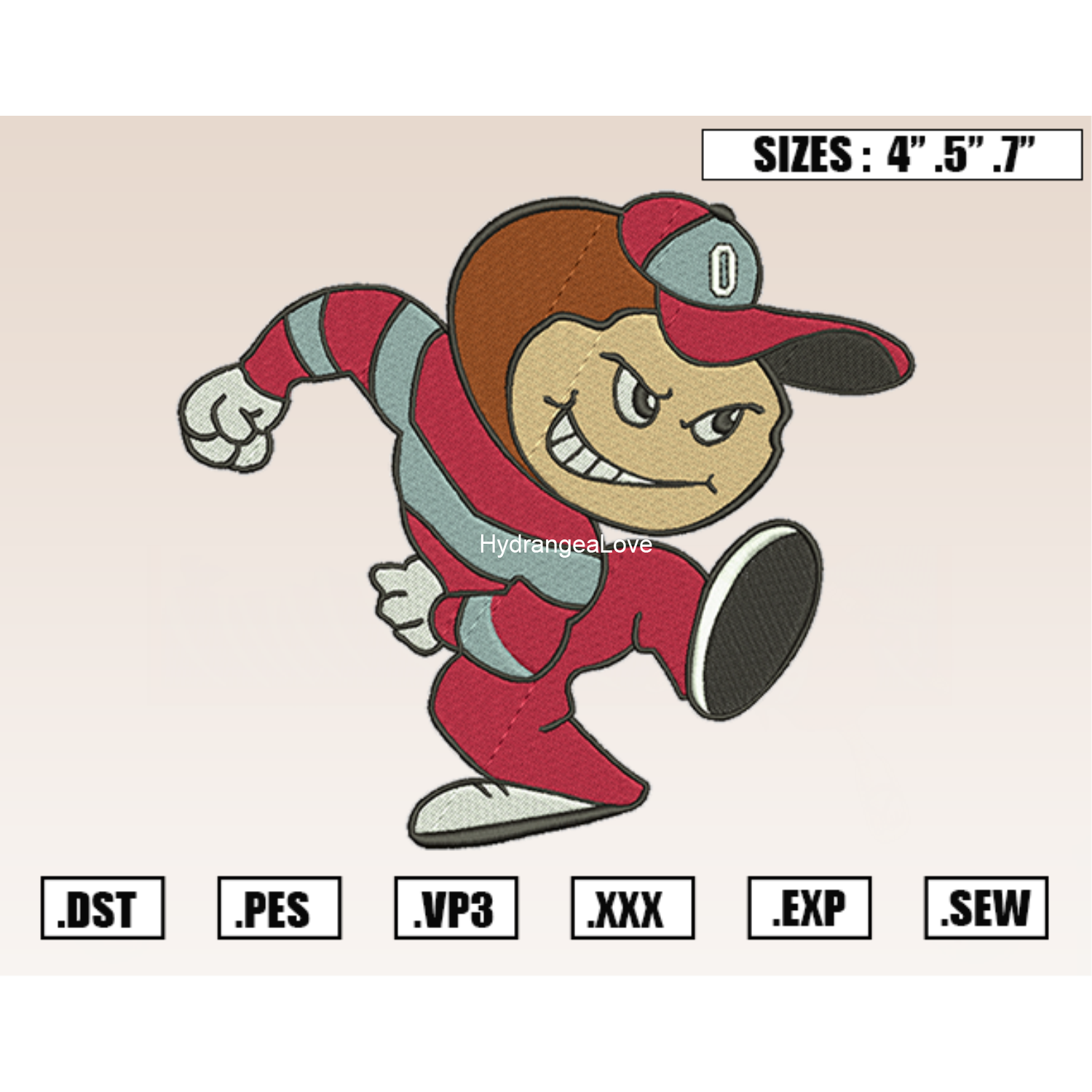 Ohio State Buckeyes Mascot Embroidery Designs, NCAA Embroide - Inspire ...