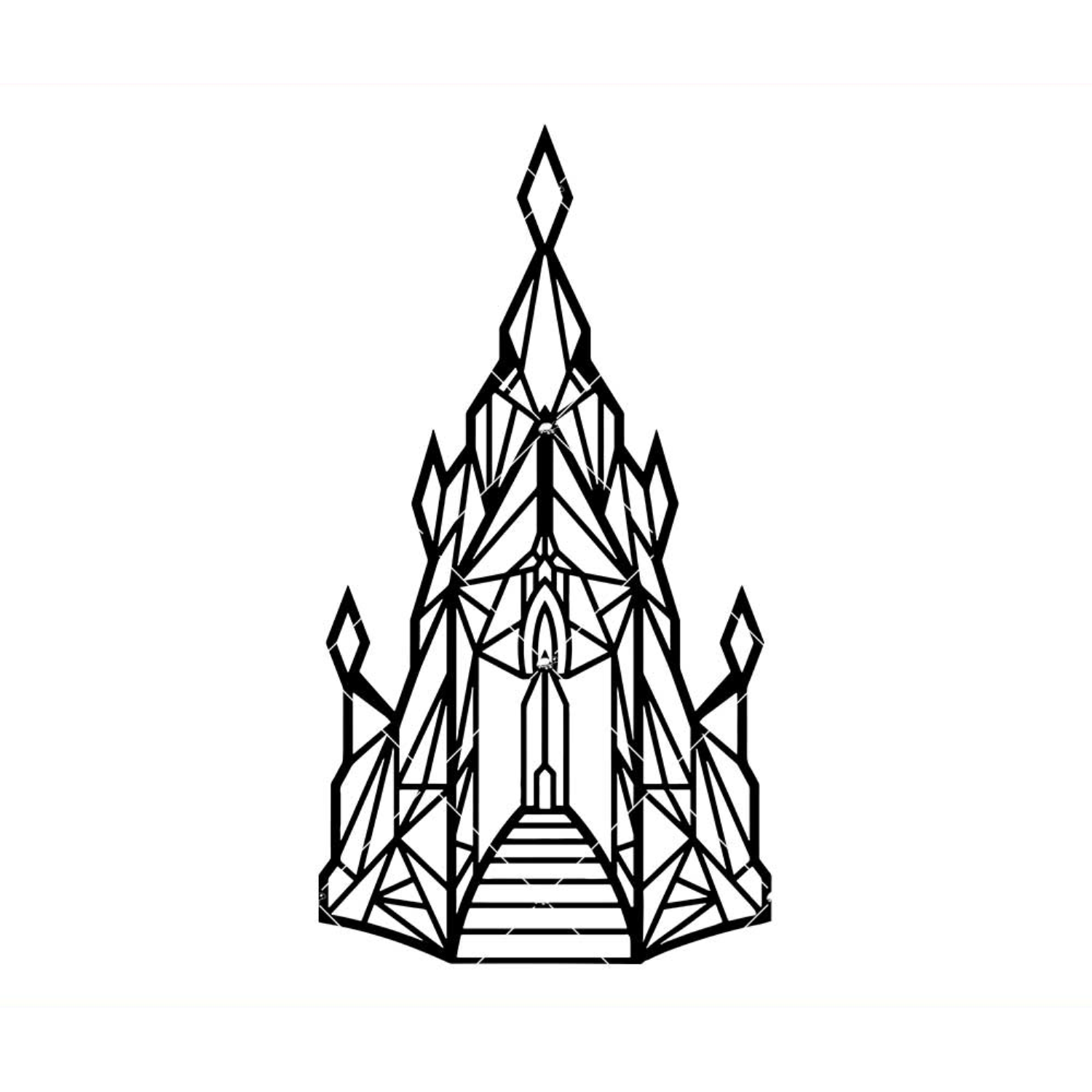 Elsa's Castle Svg, Elsa Frozen Svg, Disney Castle Svg | Inspire Uplift