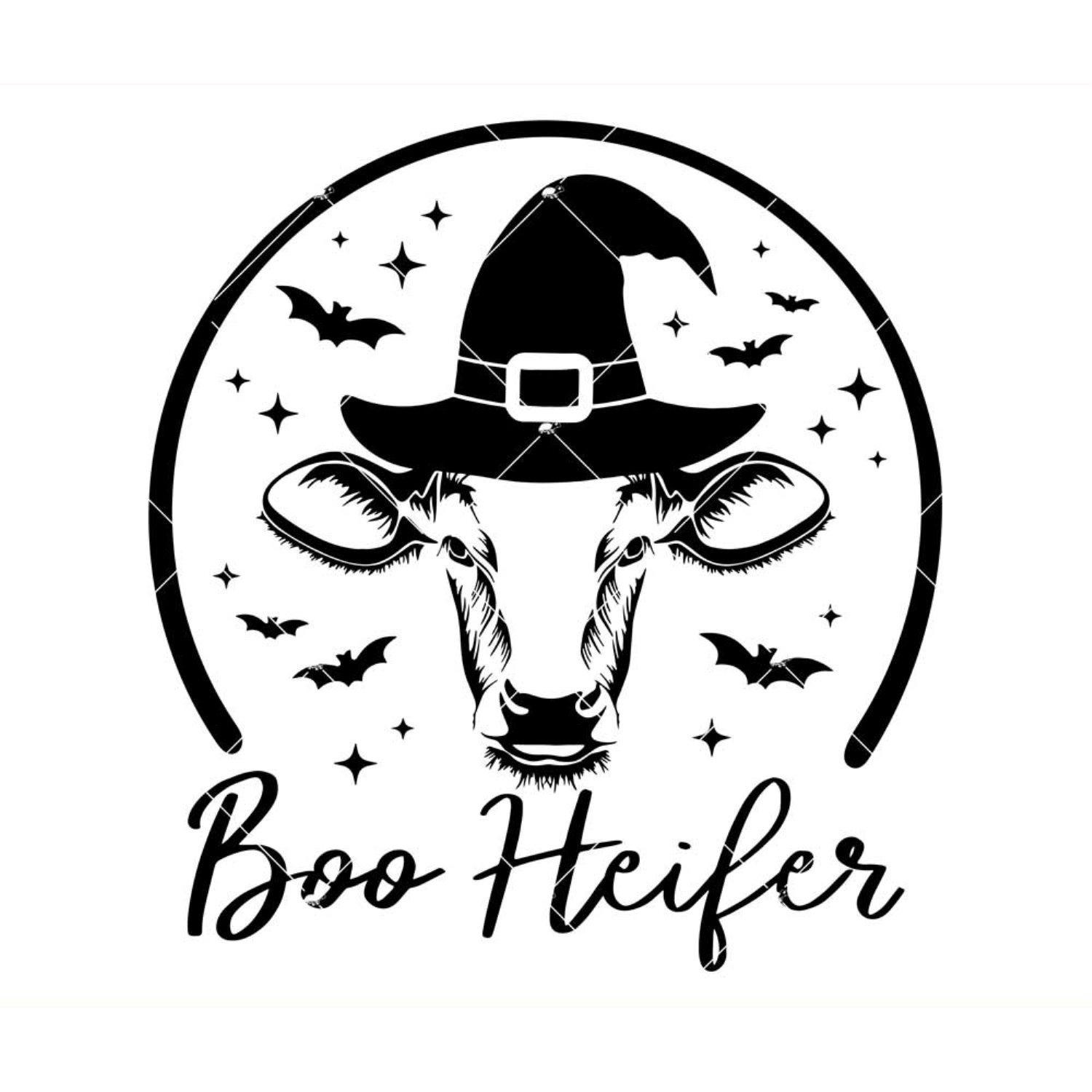 Boo Heifer Halloween Svg, Halloween Cow, Halloween Animal | Inspire Uplift