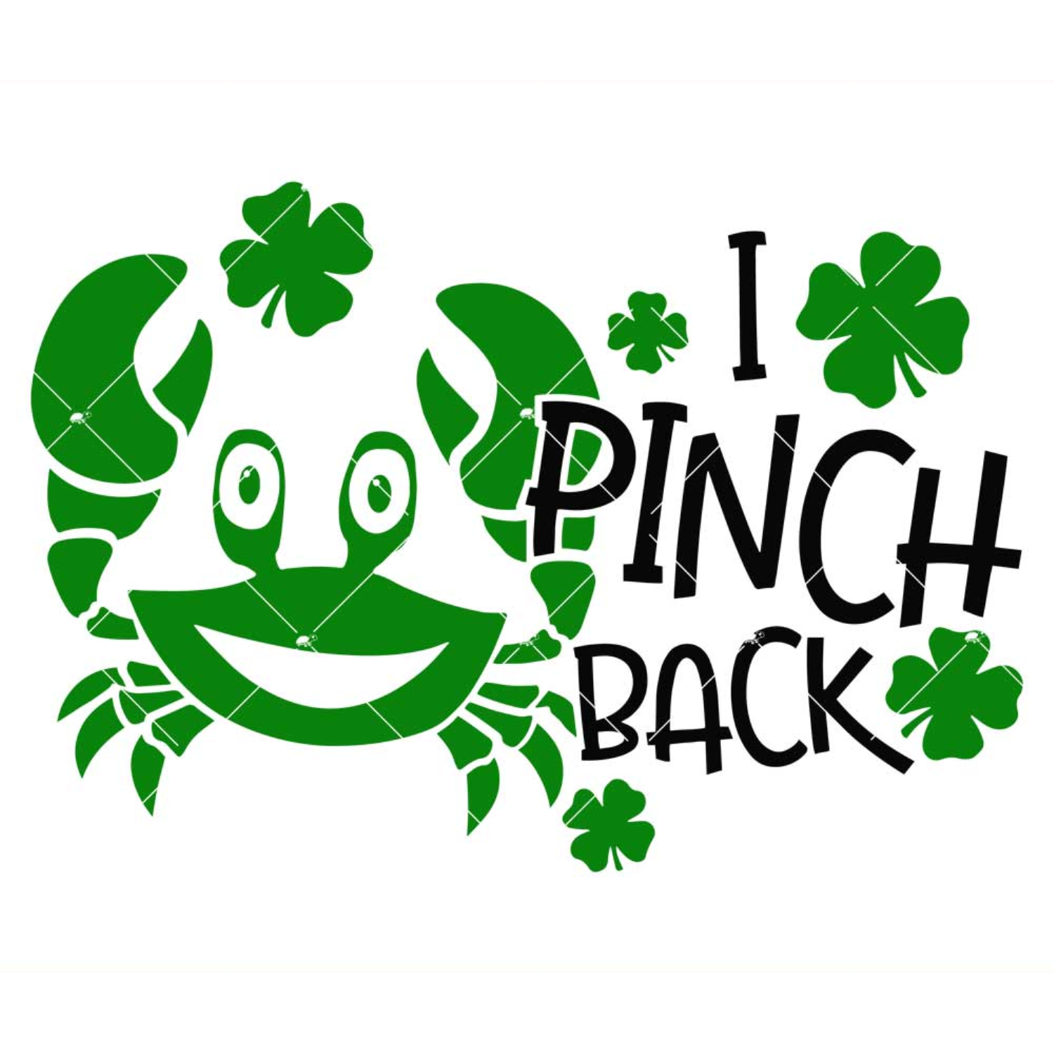 I Pinch Back Svg, Pinch Svg, No Pinching Svg, Green Crab Svg | Inspire ...