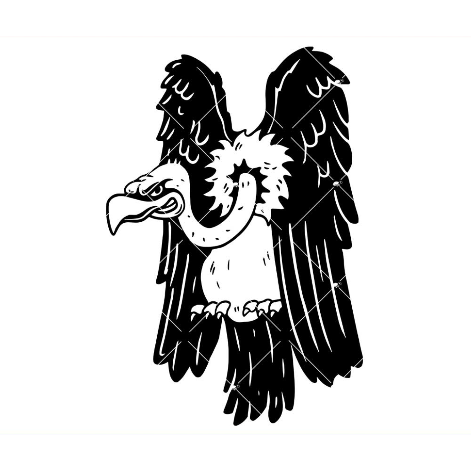 Vulture Sitting Svg, Buzzard Condor Svg, Wild Birds Svg | Inspire Uplift