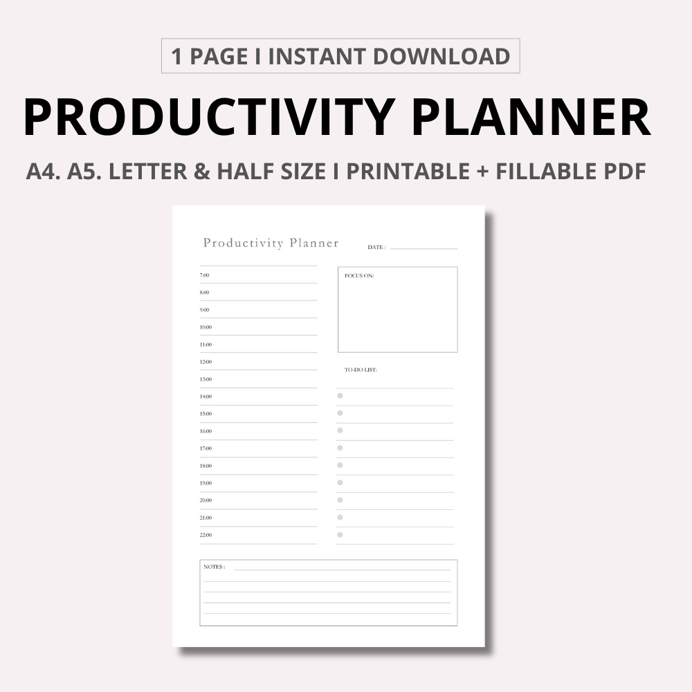 Master Your Day: The Ultimate Productivity Daily Planner | Inspire Uplift
