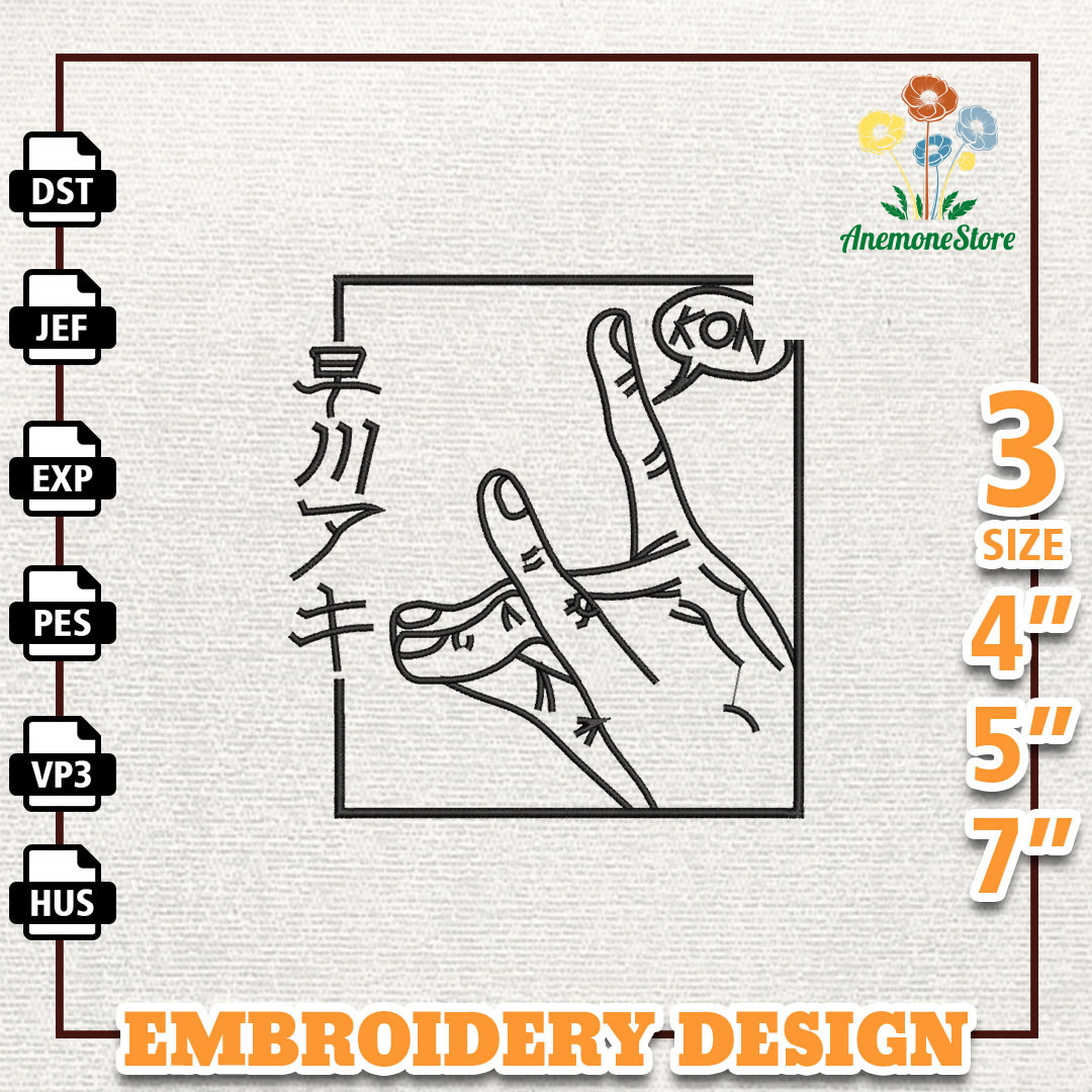 Kon Anime Design, Anime Embroidery Design, Anime Machine Emb - Inspire ...