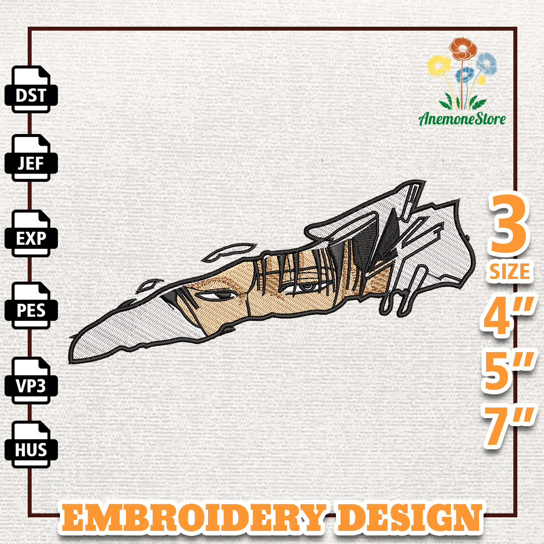 Levi Attack On Titan, Anime Embroidery Design, Anime Machine - Inspire ...
