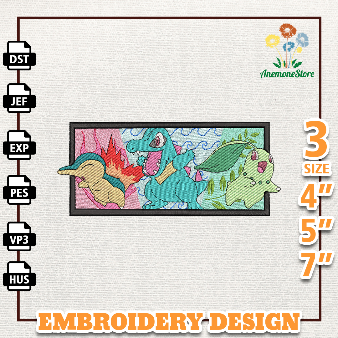 Pokemon Anime Design, Anime Embroidery Design, Anime Machine - Inspire ...