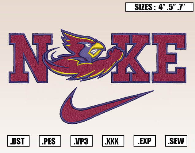 Nike x Iowa State Cyclones Mascot Embroidery Designs, NCAA E | Inspire ...
