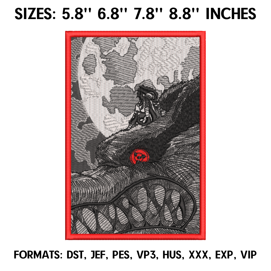 Kugisaki Nobara Embroidery Design File, Jujutsu Kaisen Anime | Inspire ...