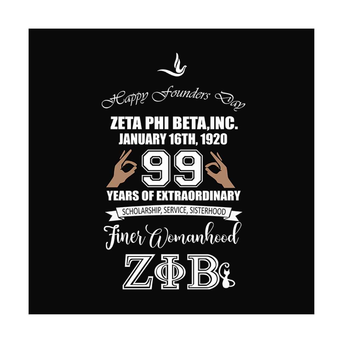 Zeta Phi Beta svg, 1920 Svg, Sorority Svg, 99 years of extra - Inspire ...