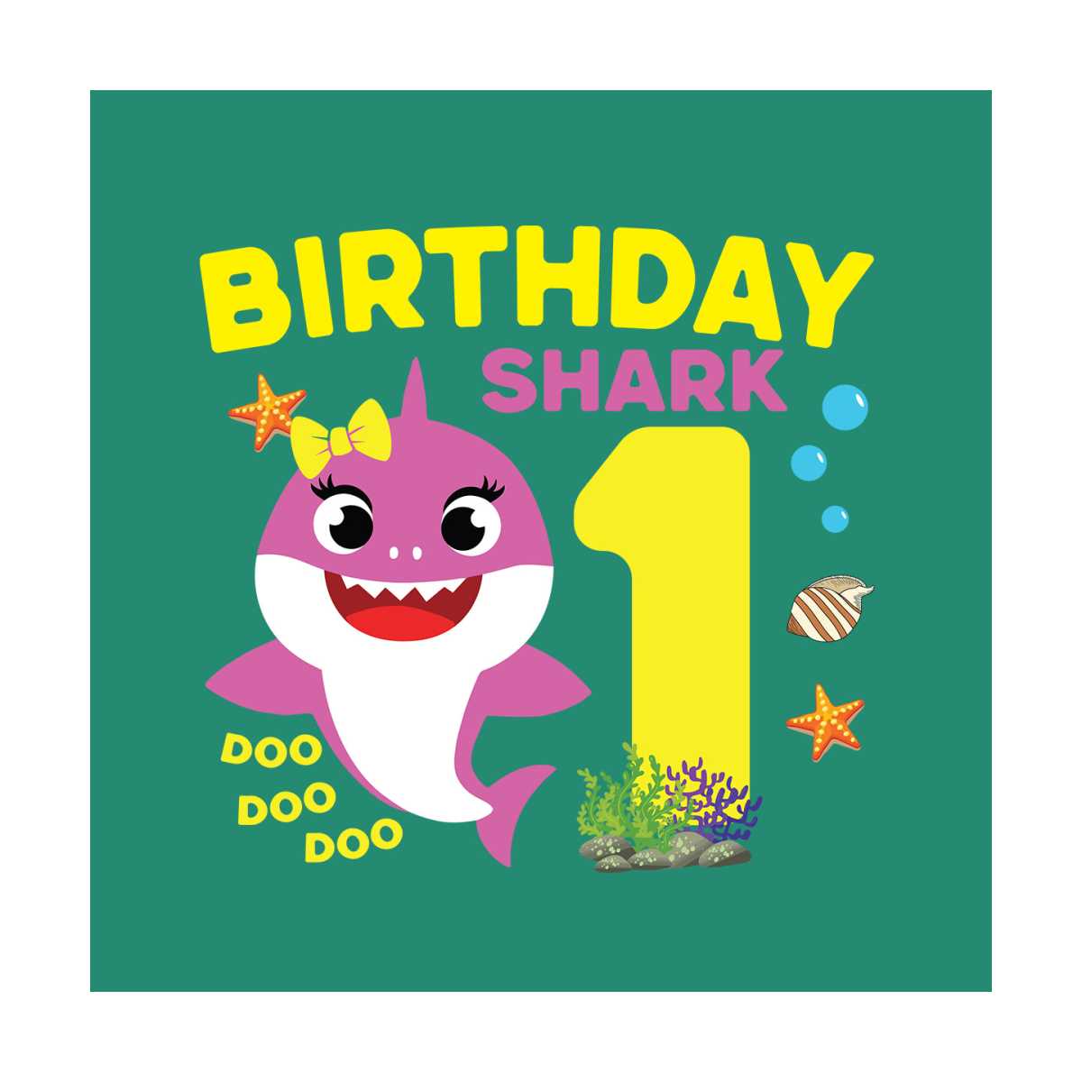 Birthday Baby Shark 1 Year Old Svg, Birthday Svg, Birthday S | Inspire ...