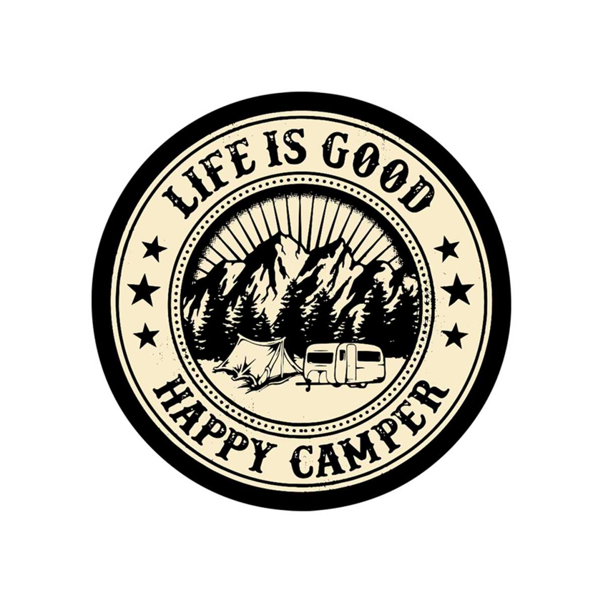 Happy Camper Life is Good svg | Inspire Uplift
