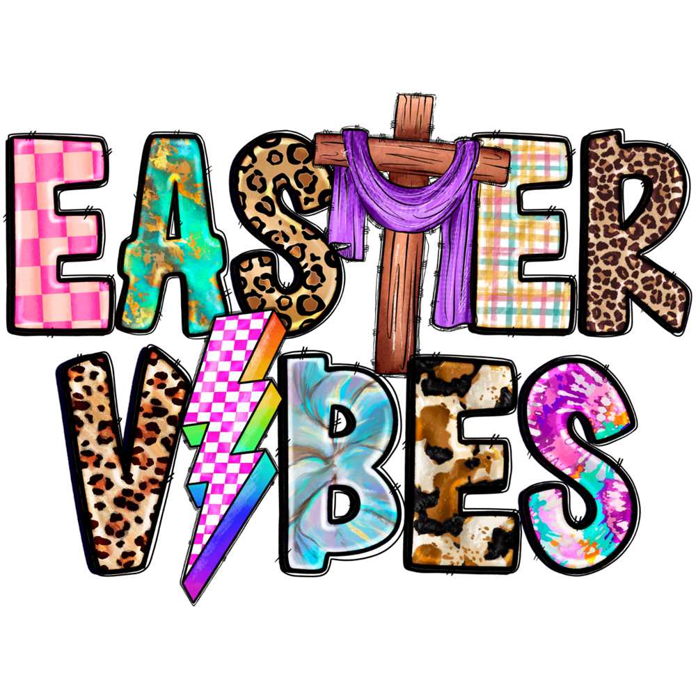 Easter Vibes Vintage Digital Png Easters Vibes Png Digital - Inspire Uplift