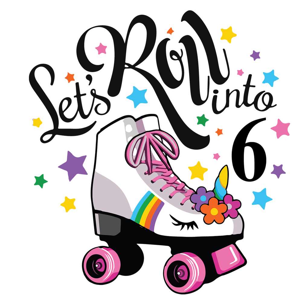Lets Roll Into 6 Svg, Birthday Svg, Unicorn Head Svg, Funny - Inspire ...