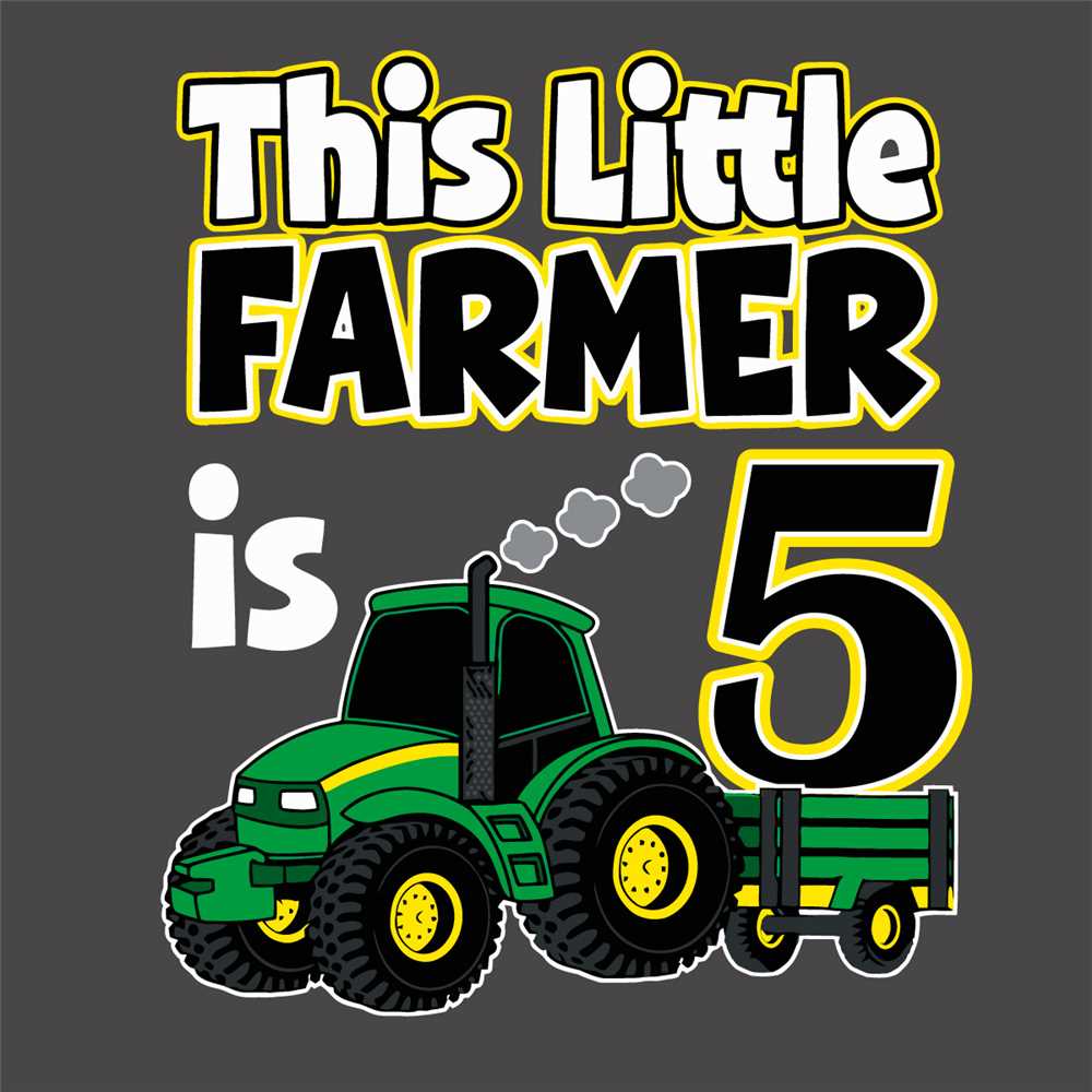 This Little Farmer Is 5 Svg, Birthday Svg, Farmer Svg, 5th B | Inspire ...