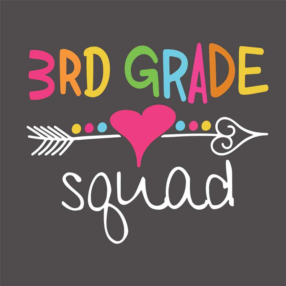 3rd Grade Squad Svg, Back To School Svg, 3rd Grade Svg, Grad | Inspire ...