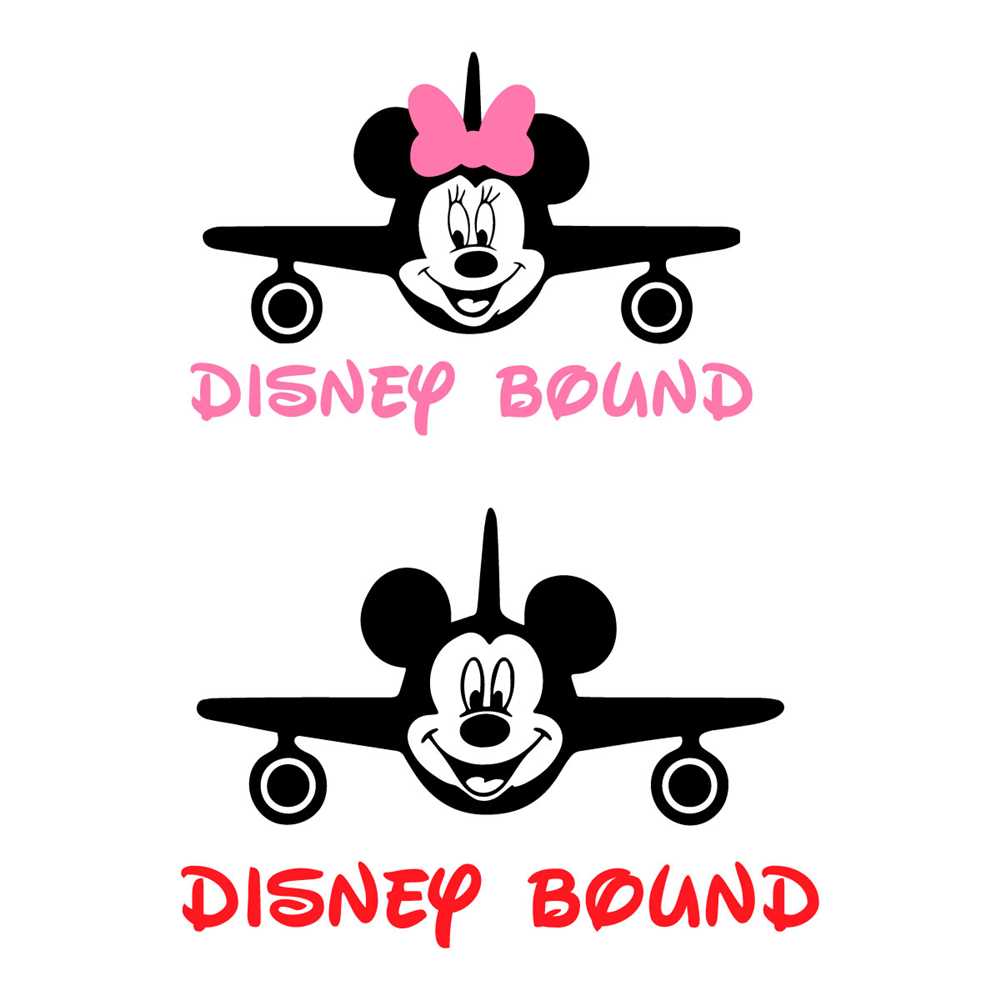 Disney Bound Mickey Minnie Mouse Svg Digital Download | Inspire Uplift
