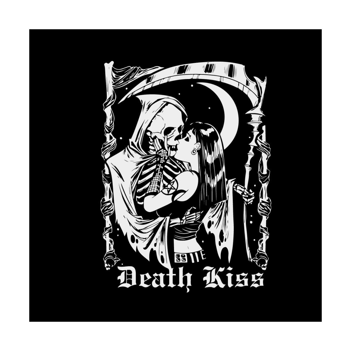 Death Kiss Svg, Trending Svg, Death Svg, Death Kiss Witch Sv | Inspire ...