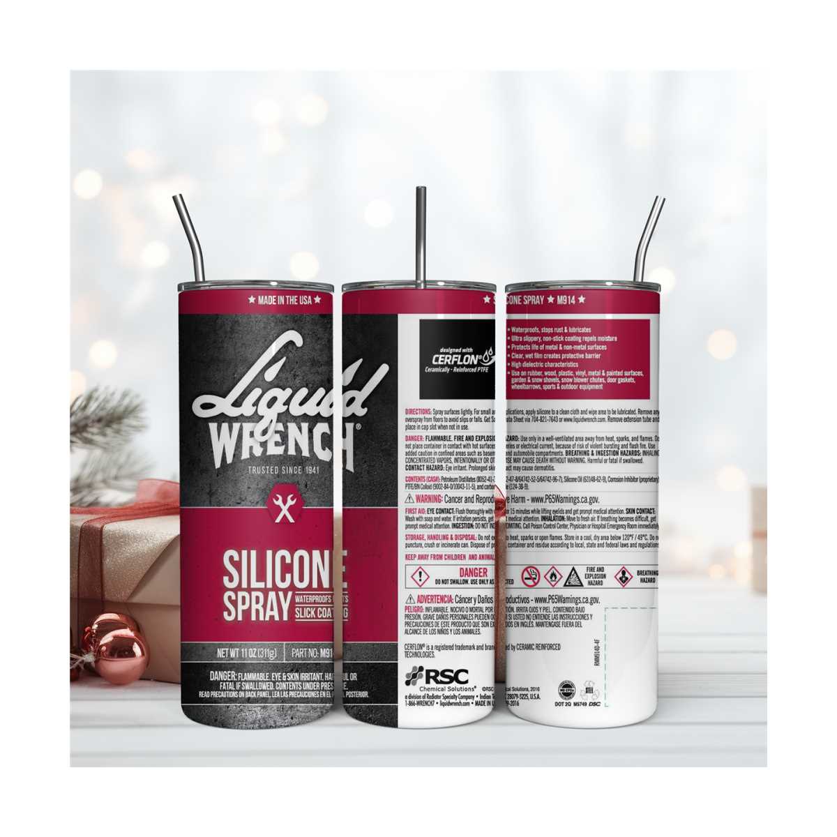 Liquid Wrench Spray 20Oz Tumbler Wrap, Sublimination Design | Inspire ...