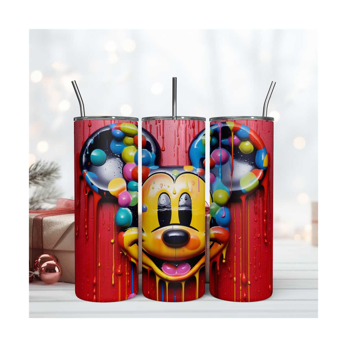 Mickey Bubble Color Dripping Png Sublimation Download Digita - Inspire ...