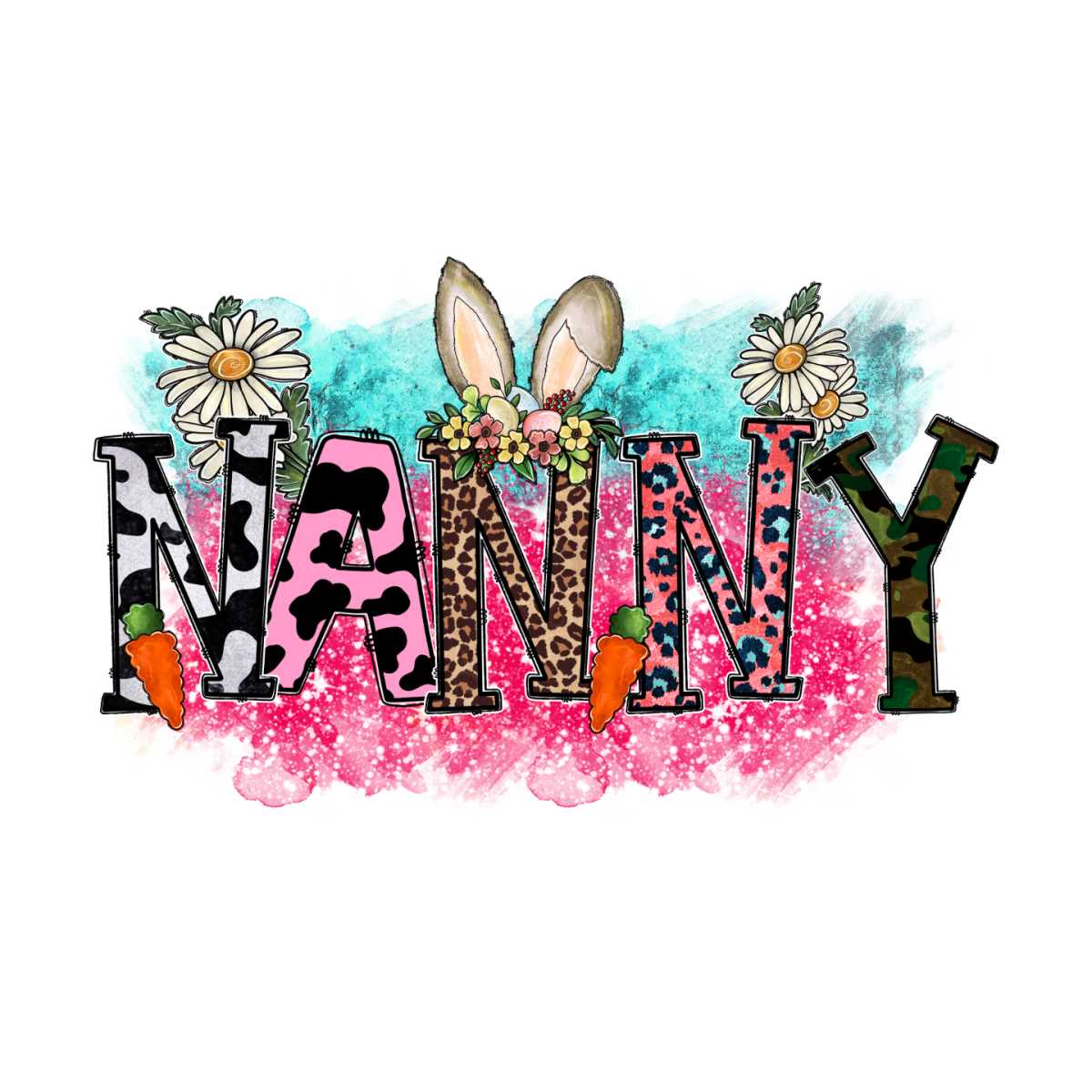 Vintage Nanny Cow Png Nanny Easters Day Png Digital File - Inspire Uplift