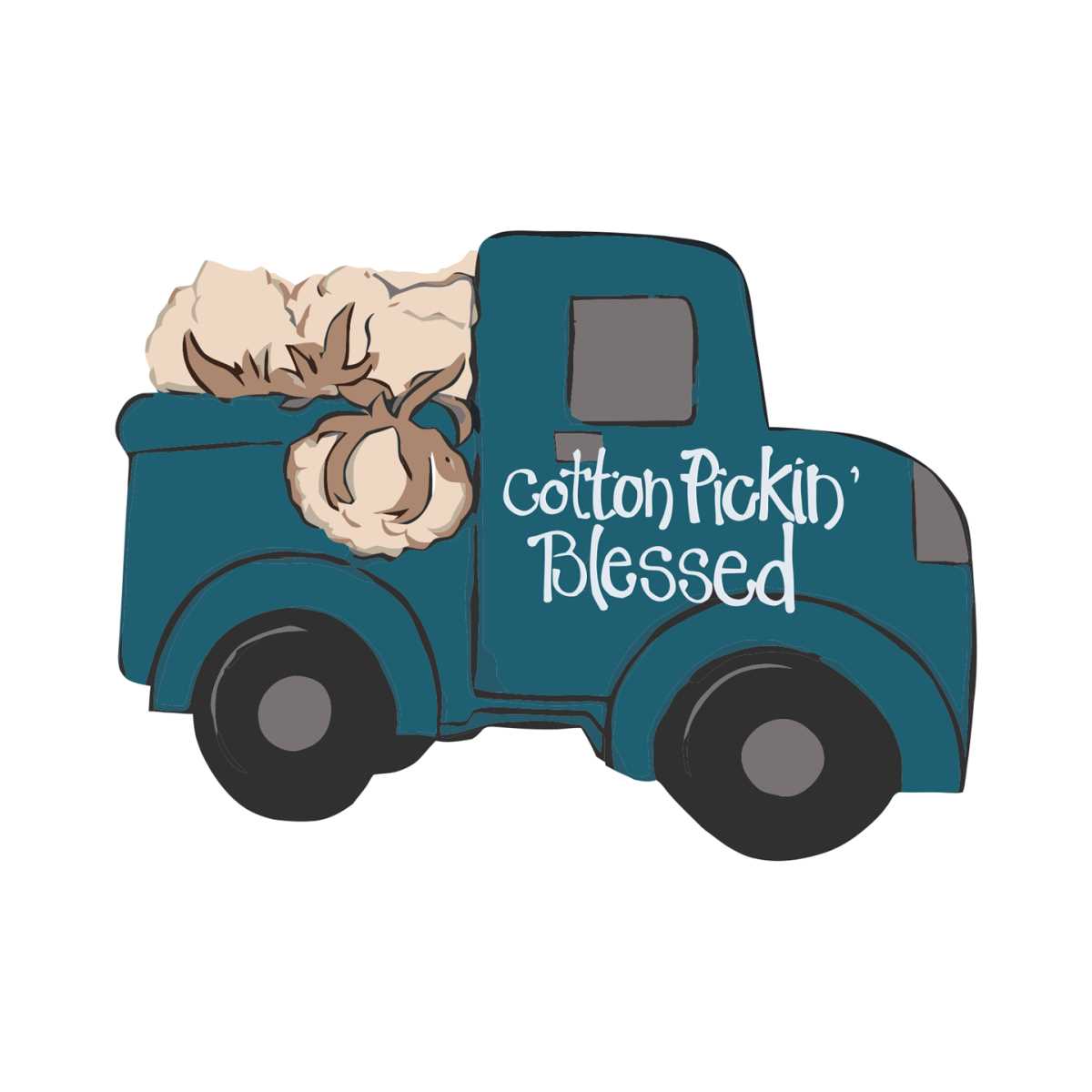 Cotton pickin blessed SVG, cotton pickin truck svg, truck sv - Inspire ...