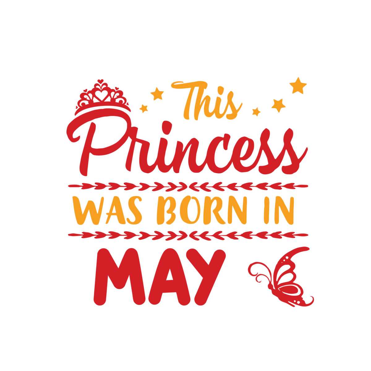 This Princess Was Born In May Svg, Birthday Svg, May Princes - Inspire ...