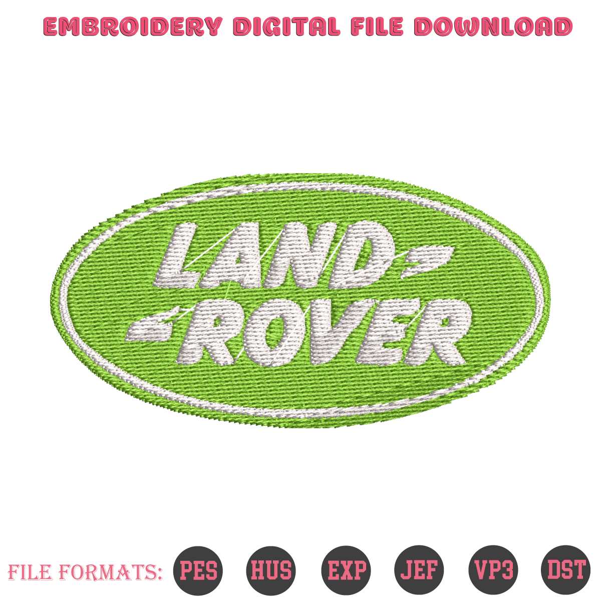 Land Rover Logo Car Embroidery Download Logo Car Design File | Inspire ...