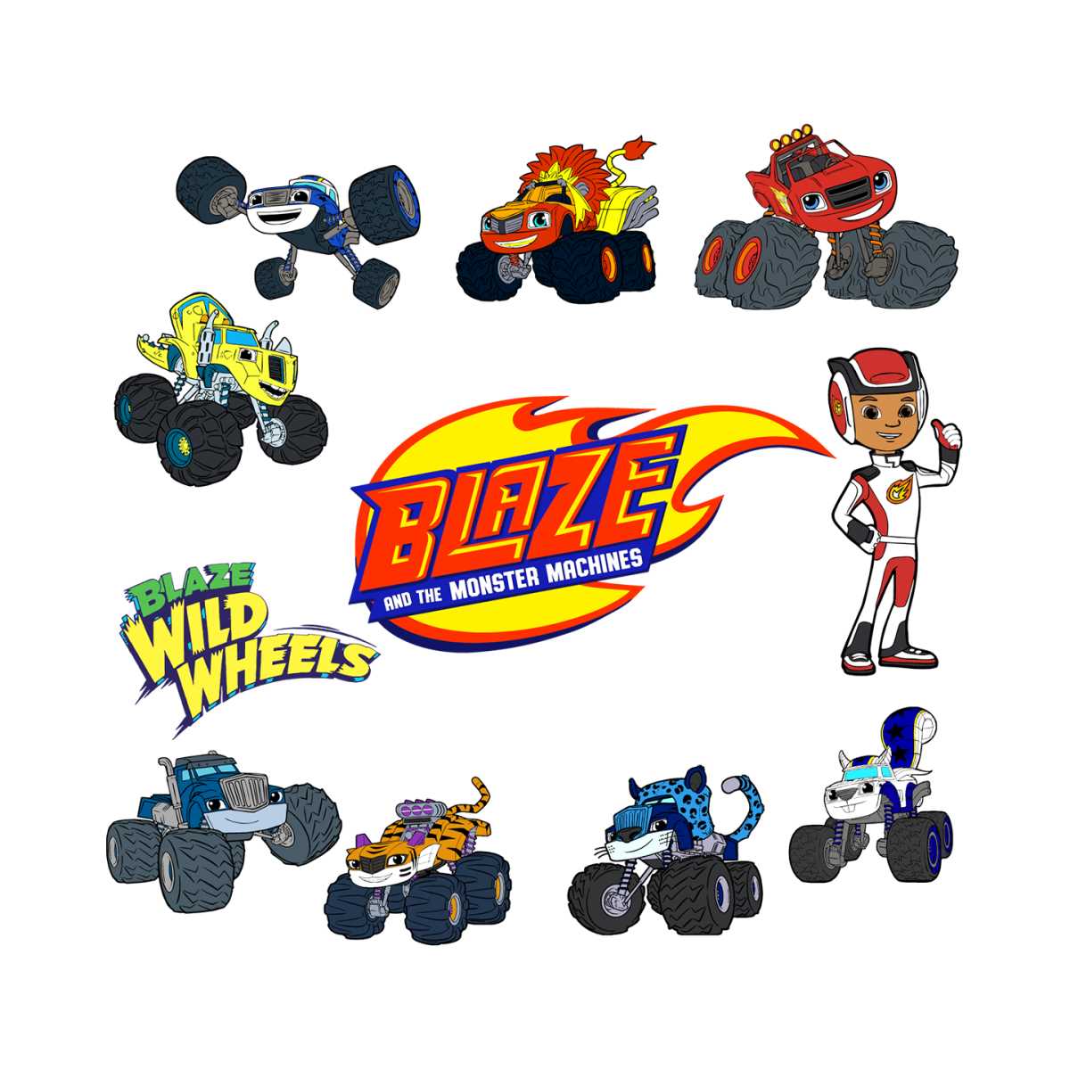 Blaze and monster machines gift svg,svg,monster machines svg | Inspire ...