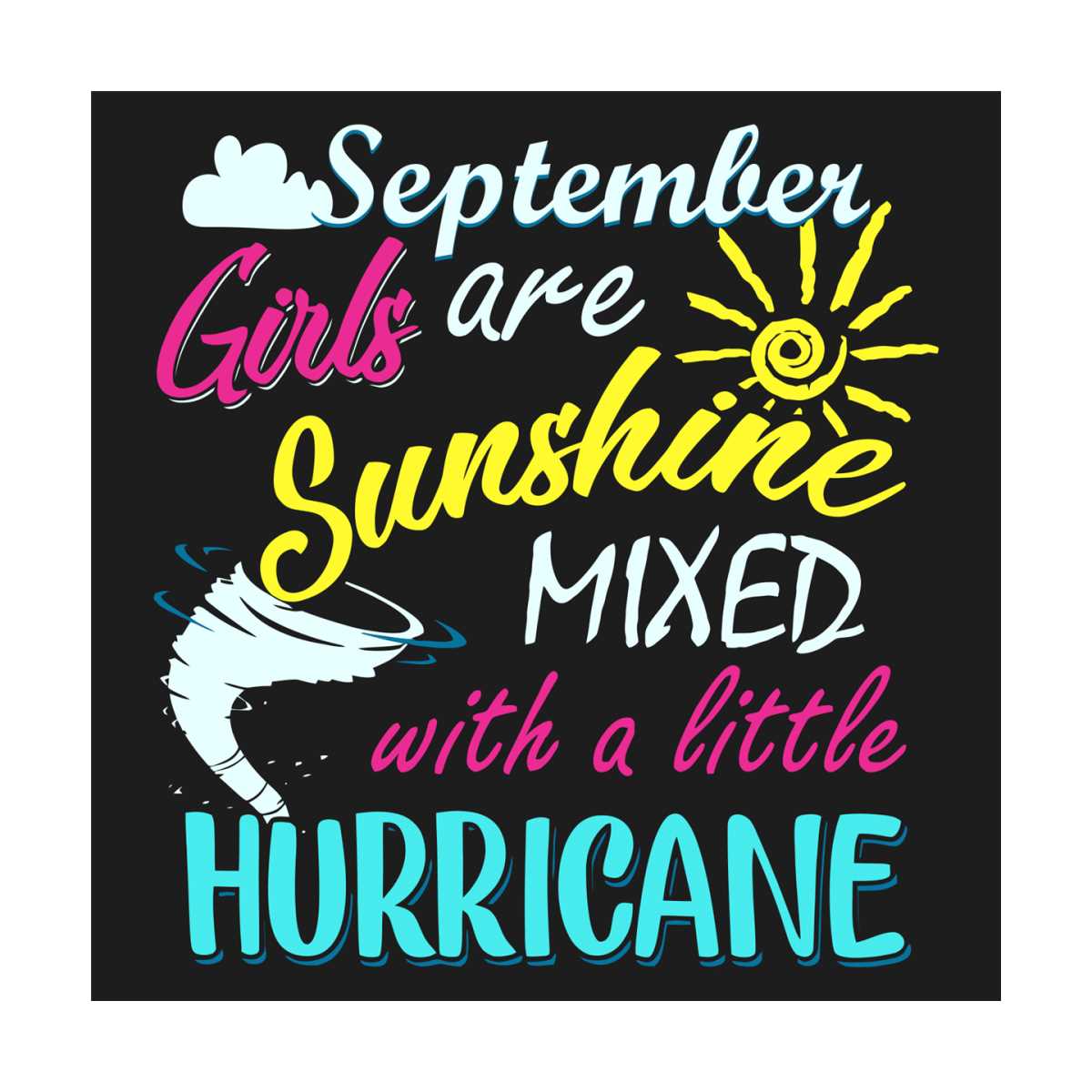 September Girls Are Sunshine Svg, Birthday Svg, September Sv | Inspire ...